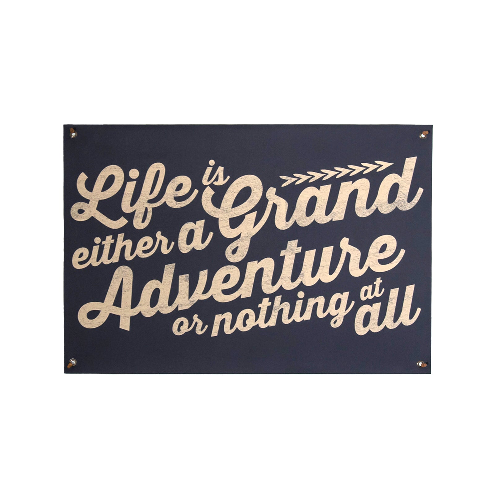 Life is a Grand Adventure | Canvas Banner – Joyfully Said