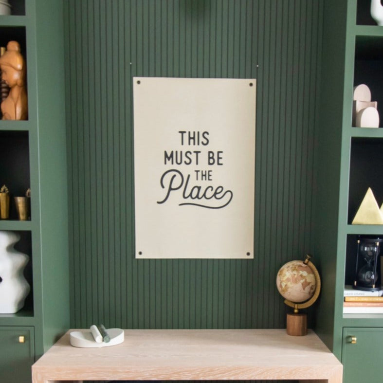 The Place | Canvas Banner – Joyfully Said