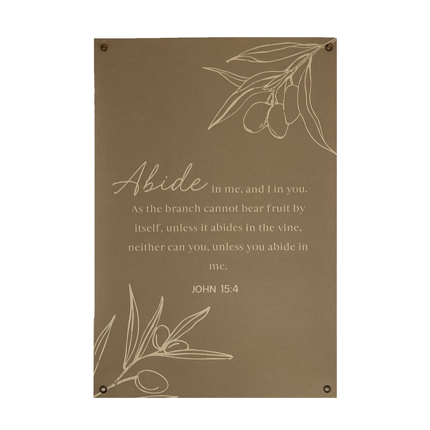 Abide in Me | Canvas Banner – Joyfully Said